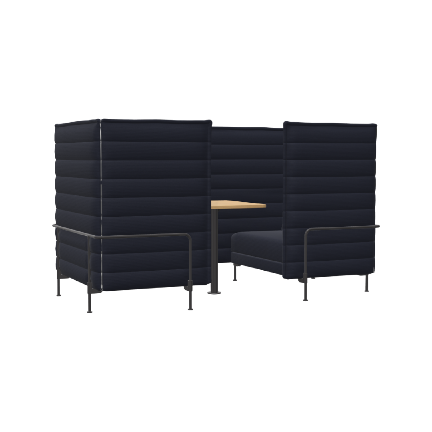 Alcove Cabin Love seat, Laser RE dark blue – Vitra Circle for Contract